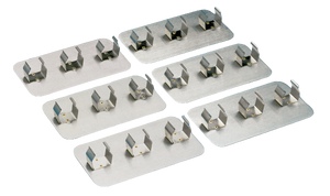 6 Clip Plates for 3 each 28-30mm tubes
